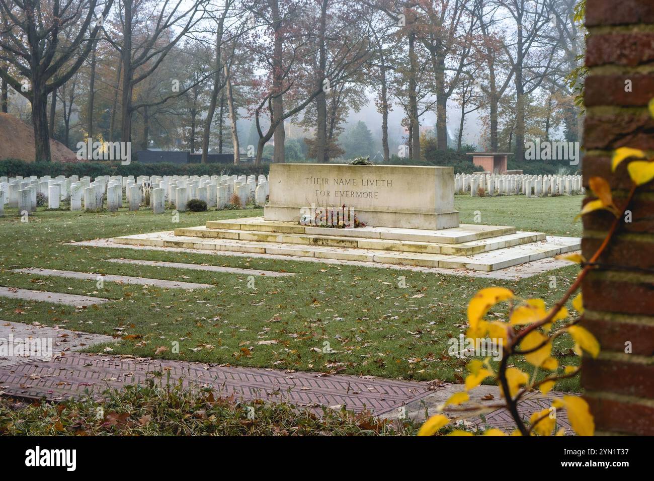 November 13, 2024. Oosterbeek, Netherlands. War Cemetery for britisch ...