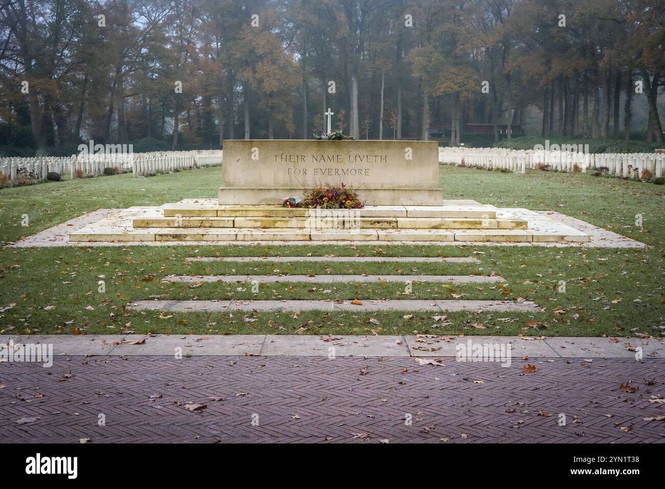November 13, 2024. Oosterbeek, Netherlands. War Cemetery for britisch ...