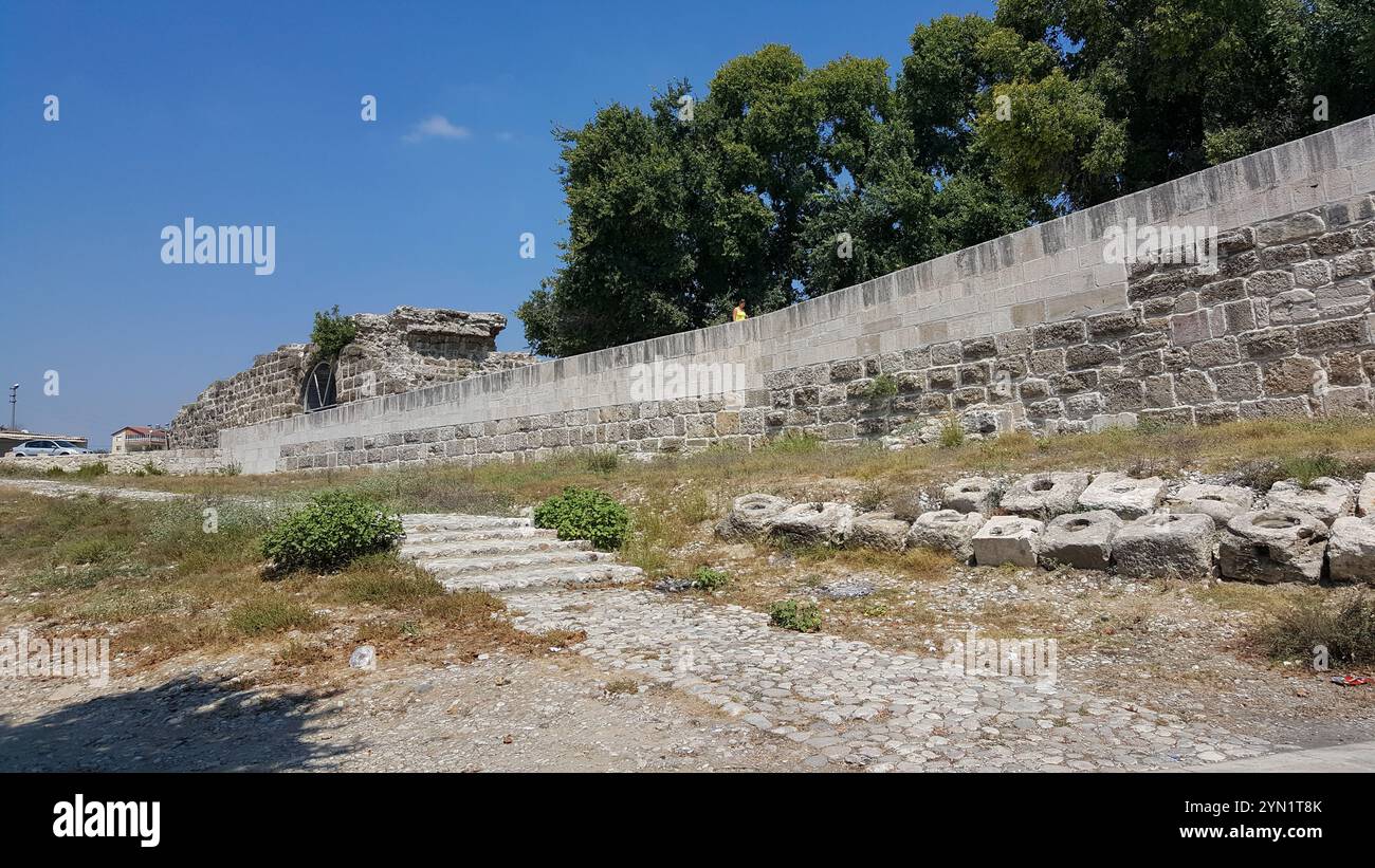 Side is a resort town on the southern Mediterranean coast of Turkey, in ...