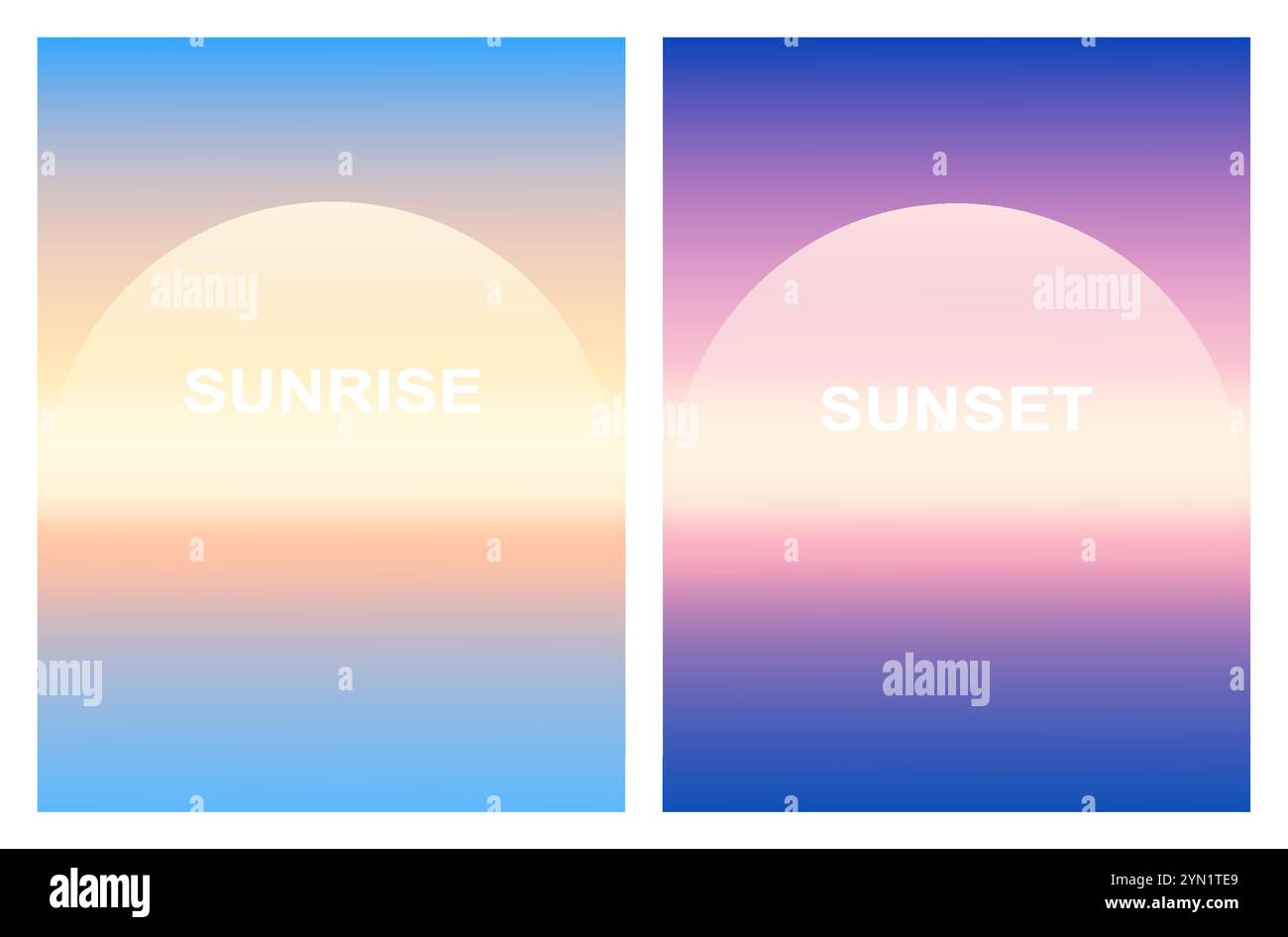 Golden sunrise on beach Stock Vector Images - Alamy