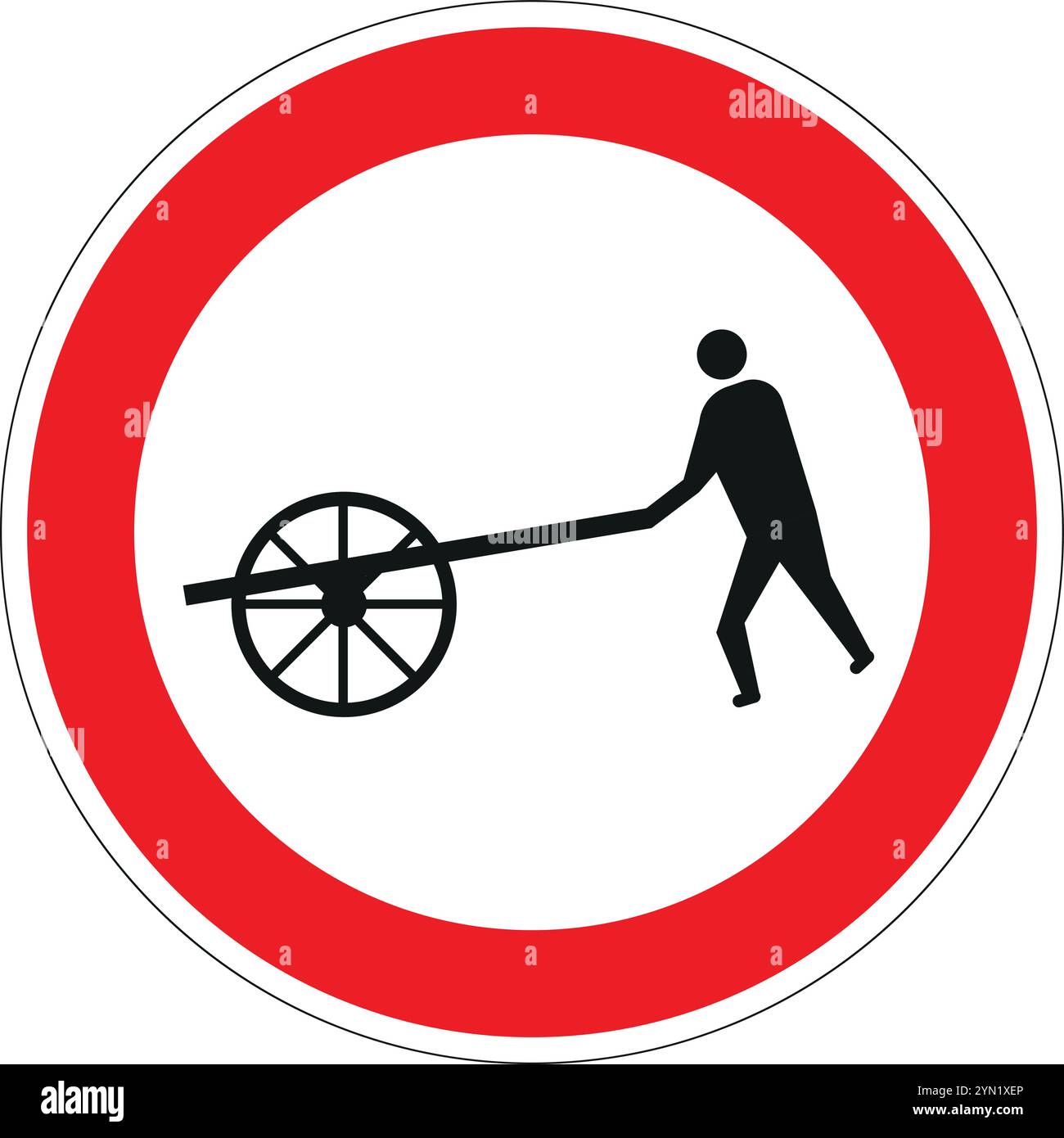 French wheelbarrow Stock Vector Images - Alamy