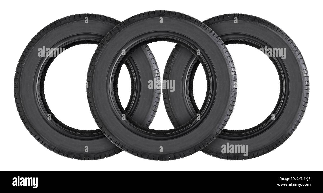 Winter performance tire Cut Out Stock Images & Pictures - Alamy