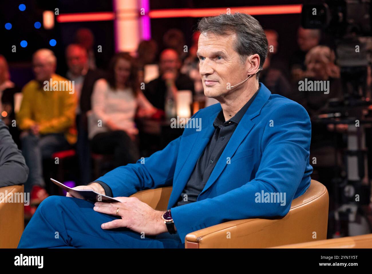 MDR - Riverboat. Moderator Klaus Brinkbäumer anläßlich der Aufzeichnung ...