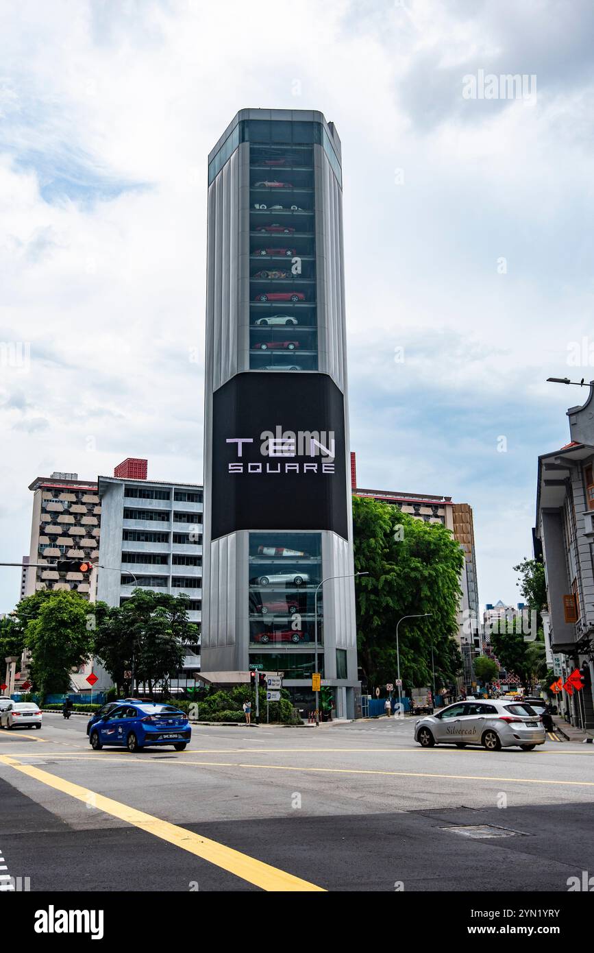 The worlds largest luxury car vending machine hi-res stock photography ...