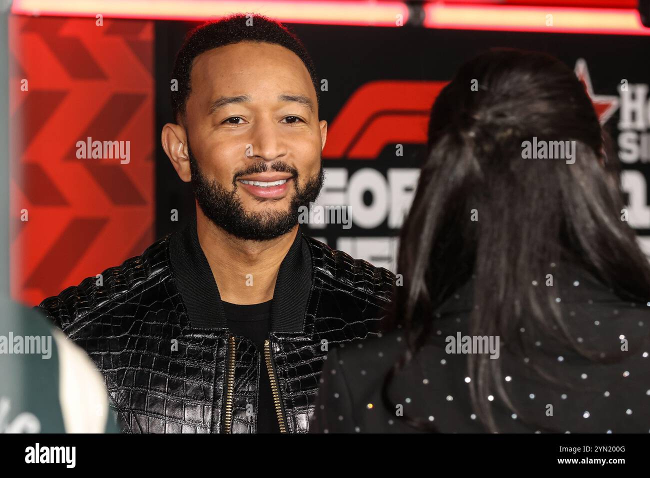 Las Vegas, NV, USA. 23rd Nov, 2024. Singer John Legend walks the red ...