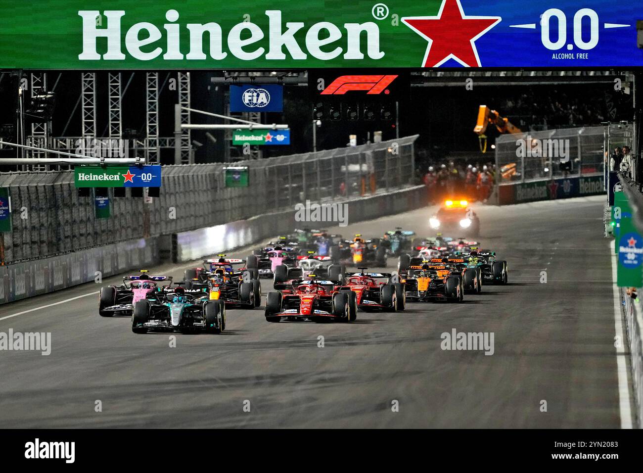 Drivers start the Formula One U.S. Grand Prix auto race, Sunday, Nov ...