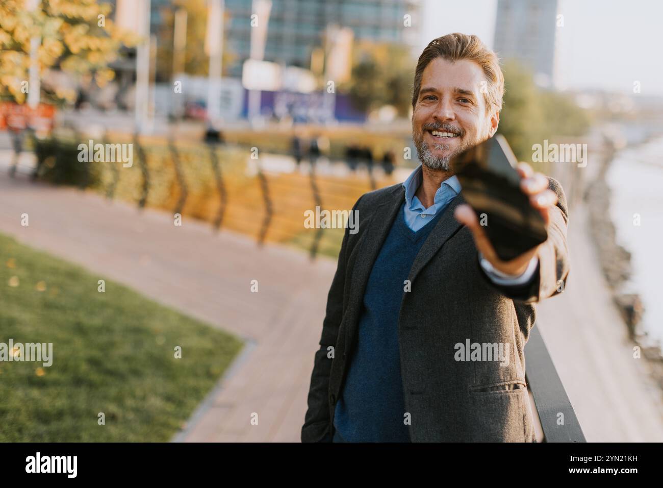 Man extending arm in technology hi-res stock photography and images - Alamy