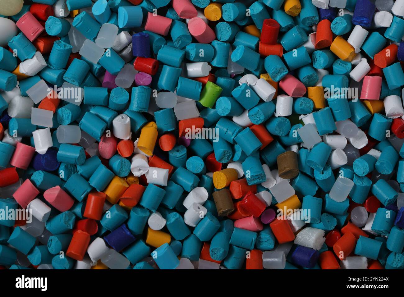 Blue color masterbatch hi-res stock photography and images - Alamy