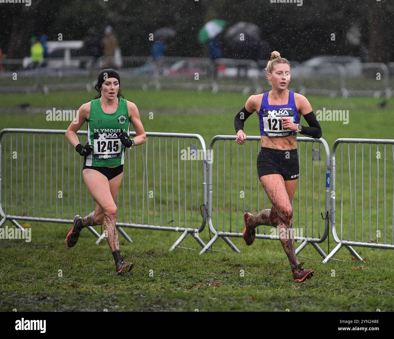 Liverpool, UK. 23rd Nov 2024. Poppy Tank City of Plymouth AC and Kate ...