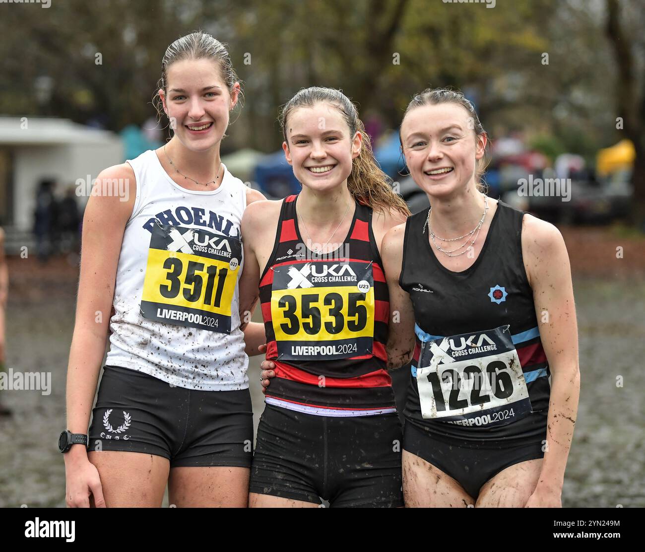 Milly Dickinson Poppy Craig-McFeely Niamh Bridson Hubbard competing in ...