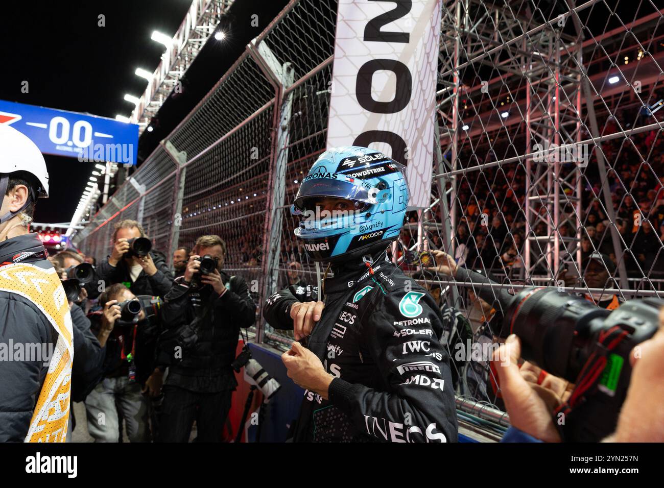 Las Vegas, USA. 23rd Nov, 2024. George Russell of Team Mercedes-AMG ...