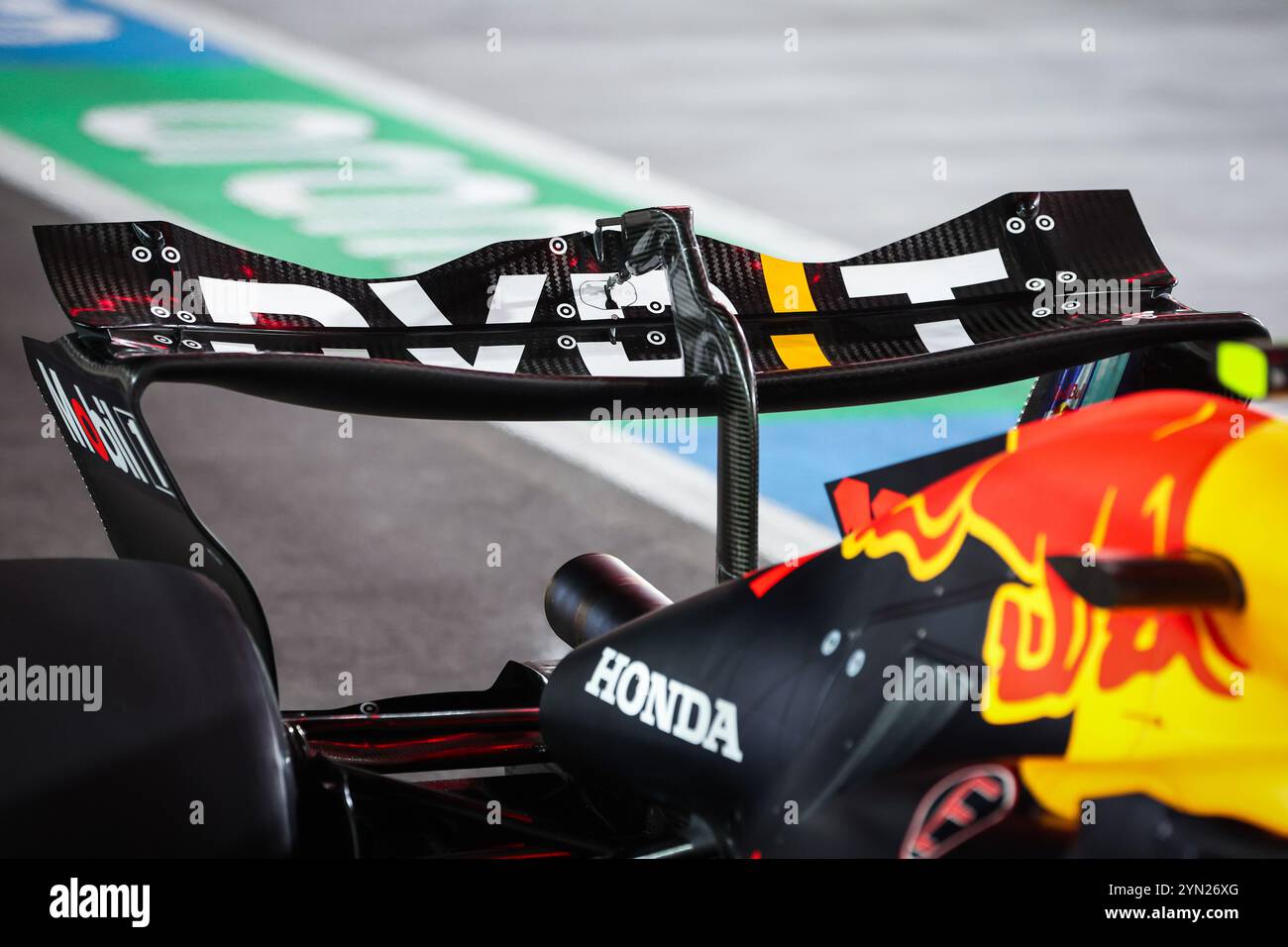 Red Bull Racing RB20, mechanical detail rear wing during the Formula 1 ...