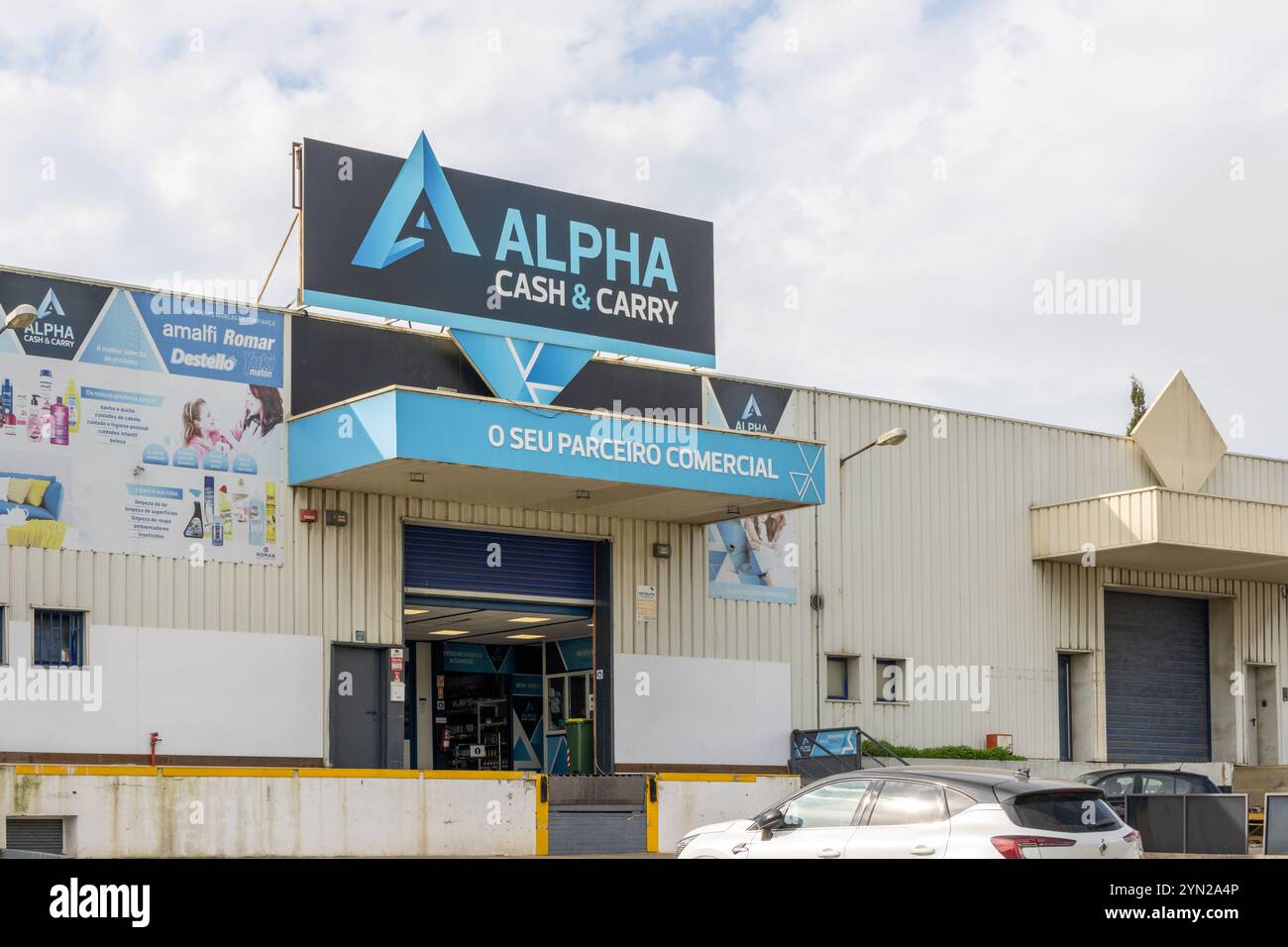 Modern alpha cash and carry wholesale store building exterior with ...