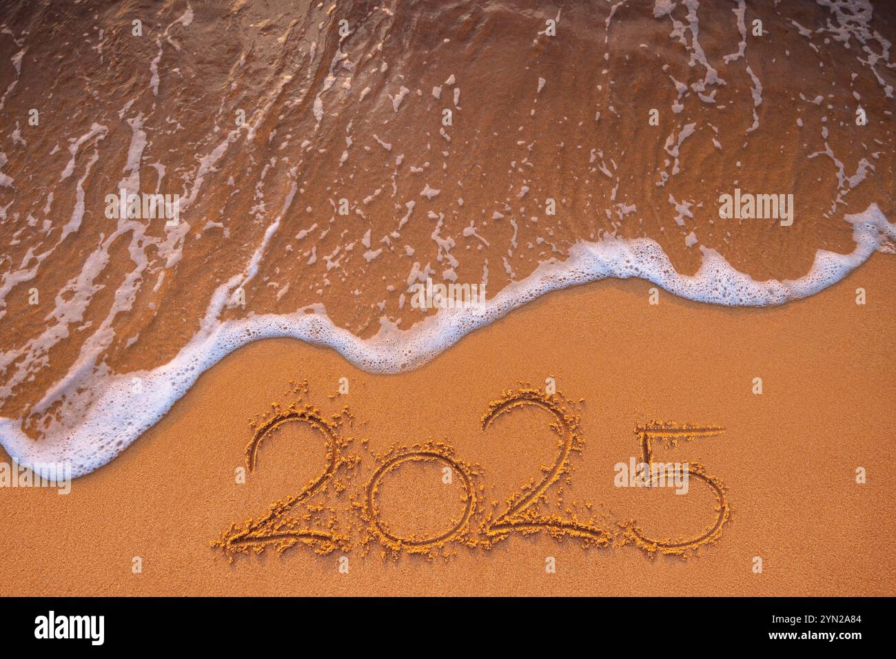 Happy new year 2025 water hi-res stock photography and images - Alamy