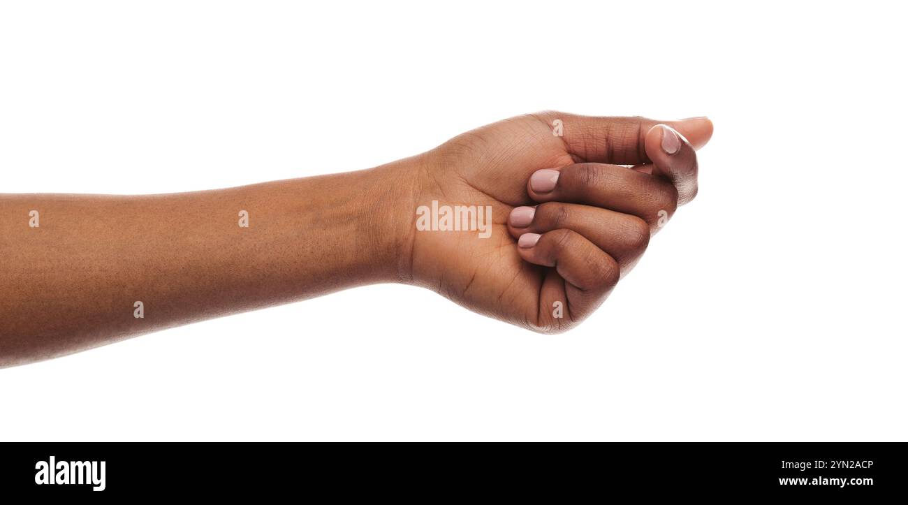 Closeup of female hand showing cash gesture, asking for money Stock ...