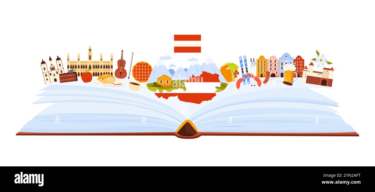 Austria culture elements and nature of Alps, landmarks and language ...