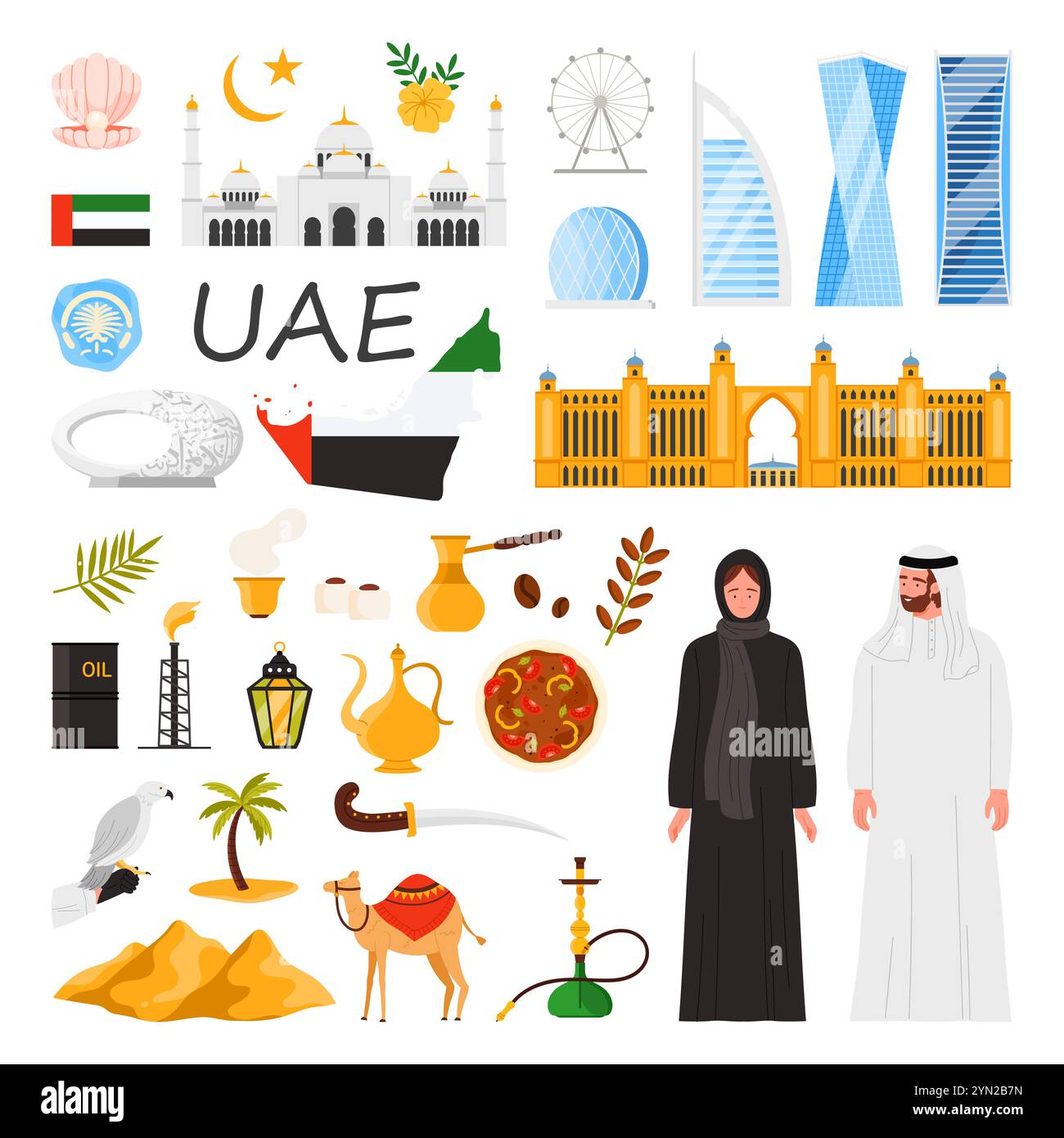 Traditional architecture dubai Cut Out Stock Images & Pictures - Alamy