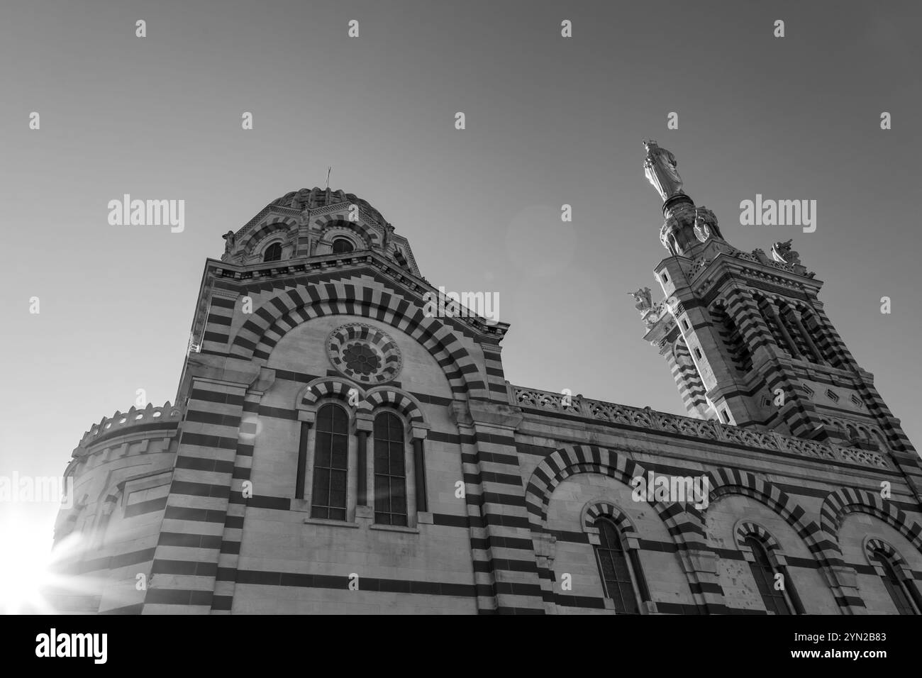 Notre-Dame de la Garde or la Bonne Mere is a Catholic basilica in ...