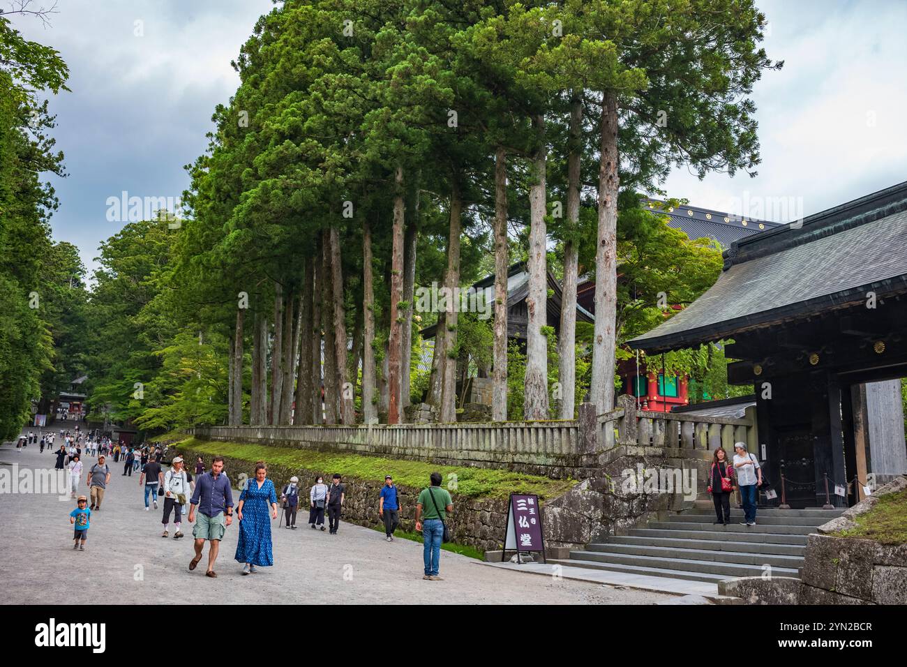 Nikko, Japan, June 16, 2024: The Nikko Toshogu Shrine, is famous for ...