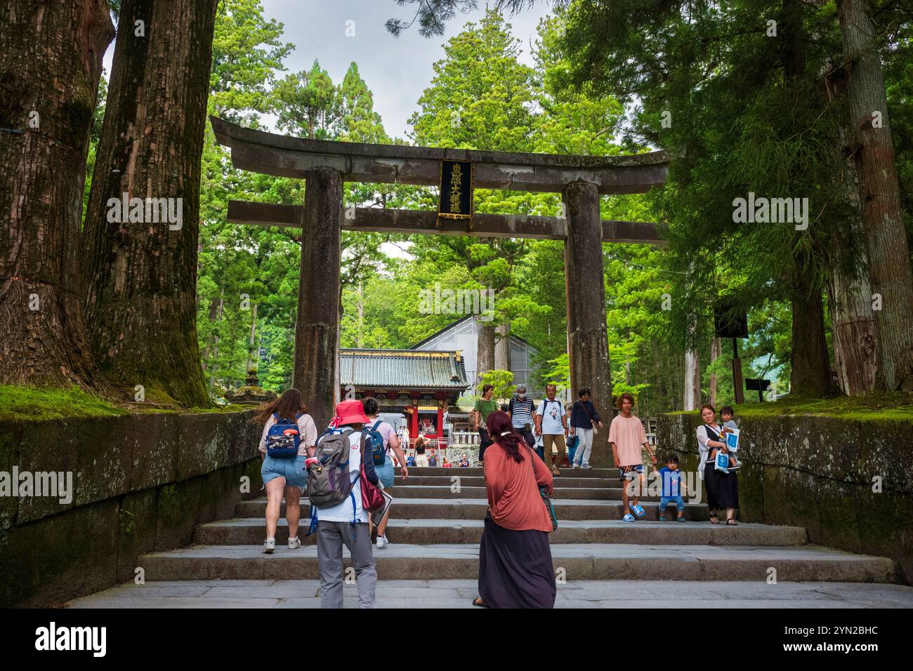Nikko, Japan, June 16, 2024: The Nikko Toshogu Shrine, is famous for ...