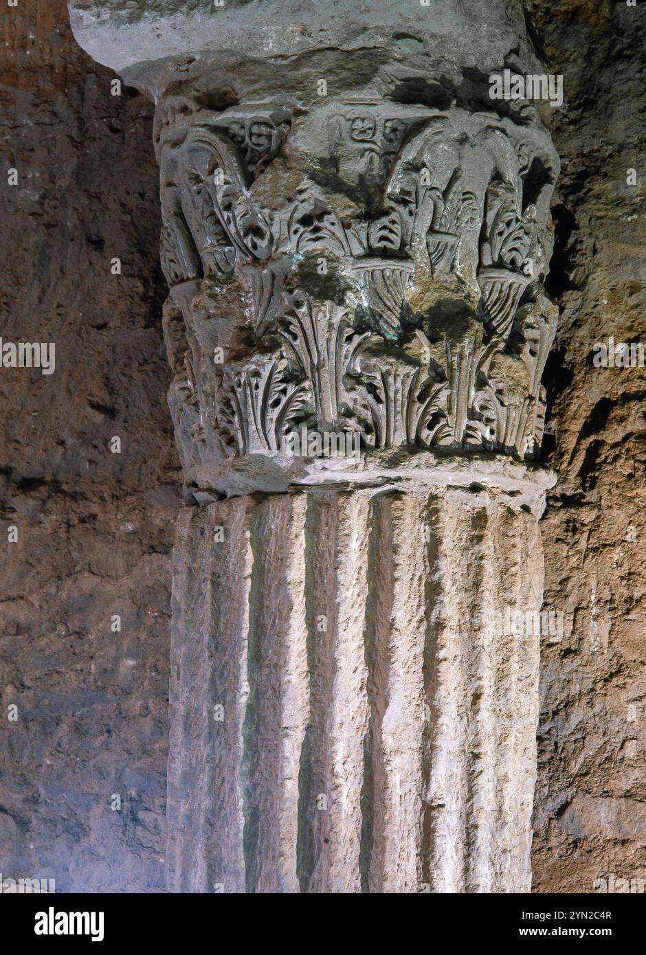 Columna romana, Conjunto Monumental de la Plaça del Rei de Barcelona ...