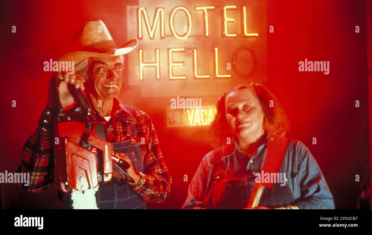 RORY CALHOUN in MOTEL HELL (1980), directed by KEVIN CONNOR. Credit: CAMP HILL/UA / Album Stock ...