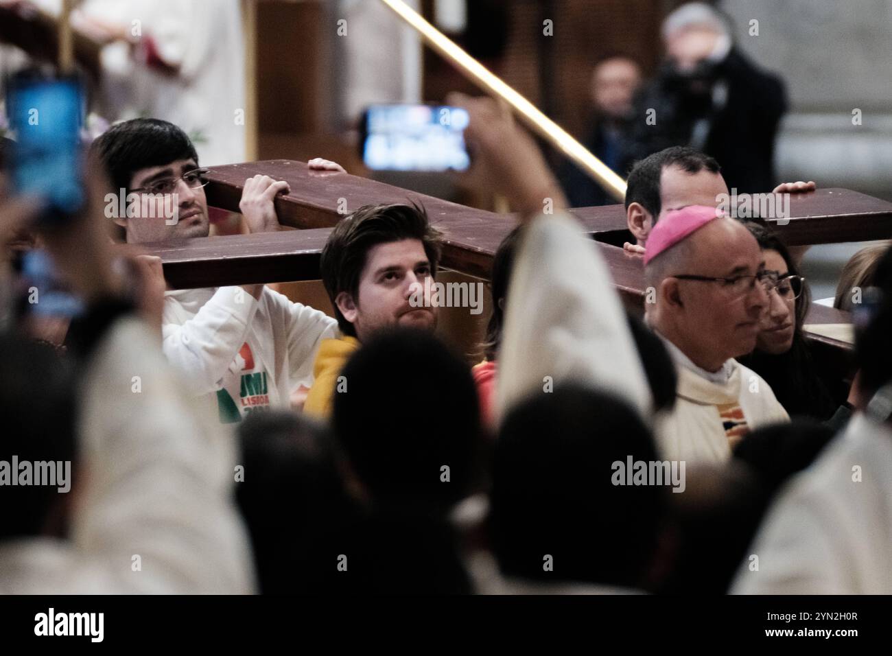 Vatican, Pope Francis celebrates mass at the 39th edition of World ...