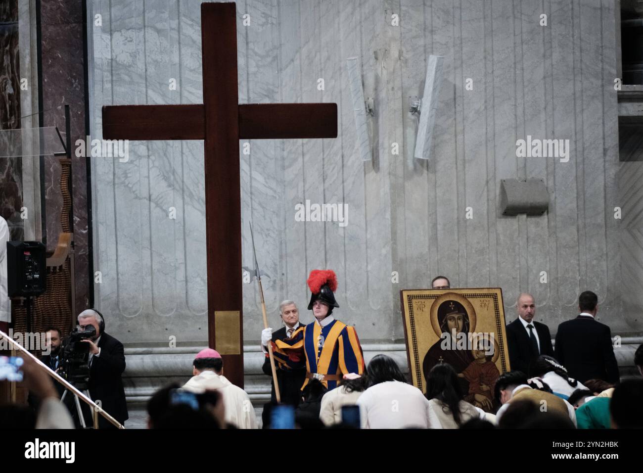 Vatican, Pope Francis celebrates mass at the 39th edition of World ...
