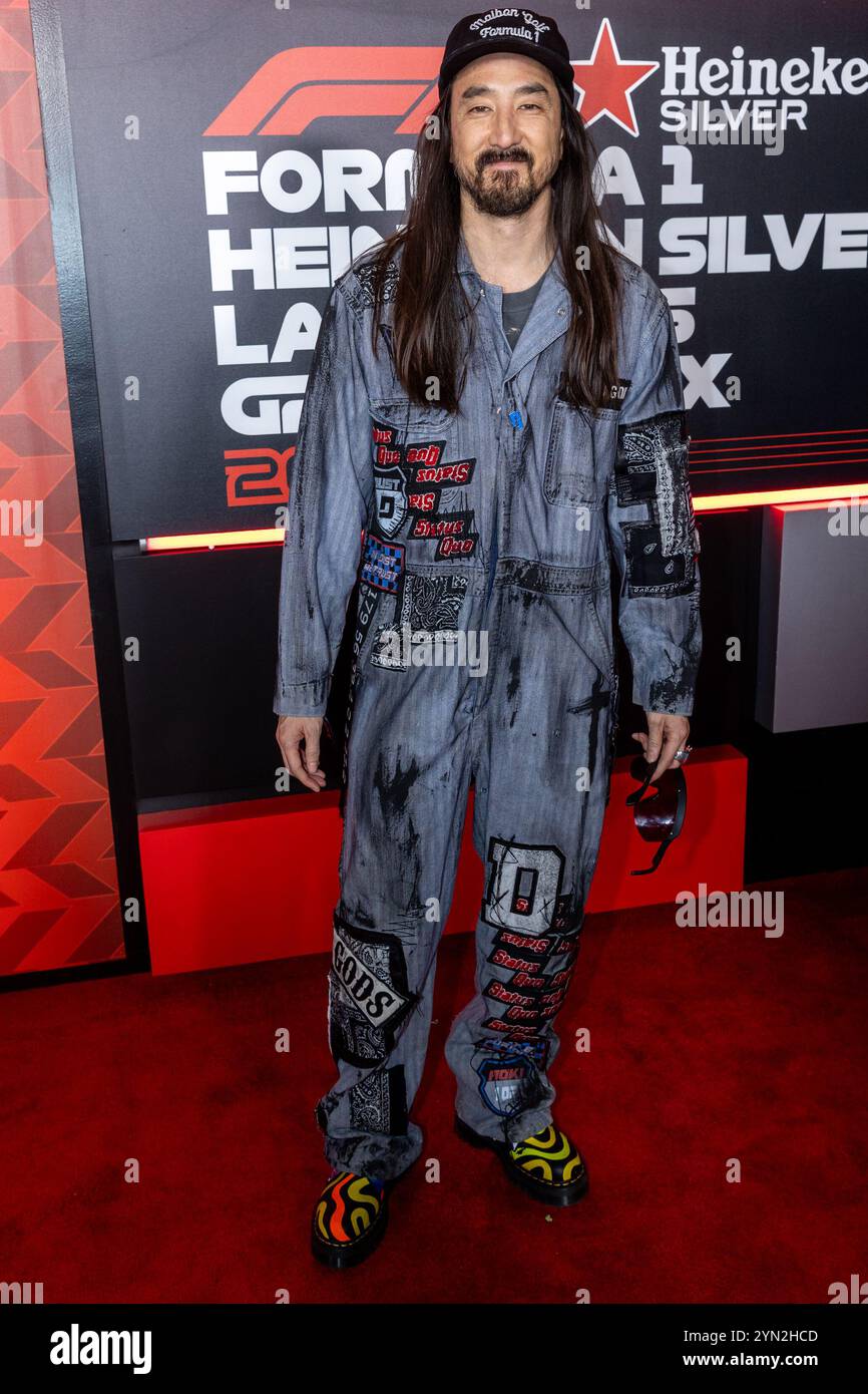 Steve Aoki attends the FORMULA 1 HEINEKEN SILVER LAS VEGAS GRAND PRIX ...