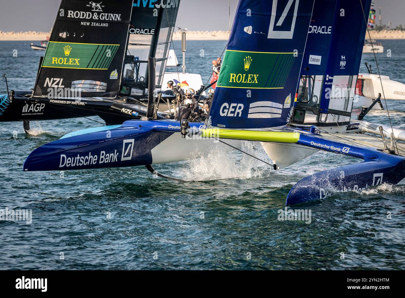 DUBAI, 24.11.2024 - GERMAN SAILGP TEAM - Erik Heil (GER/Driver), Stuart ...