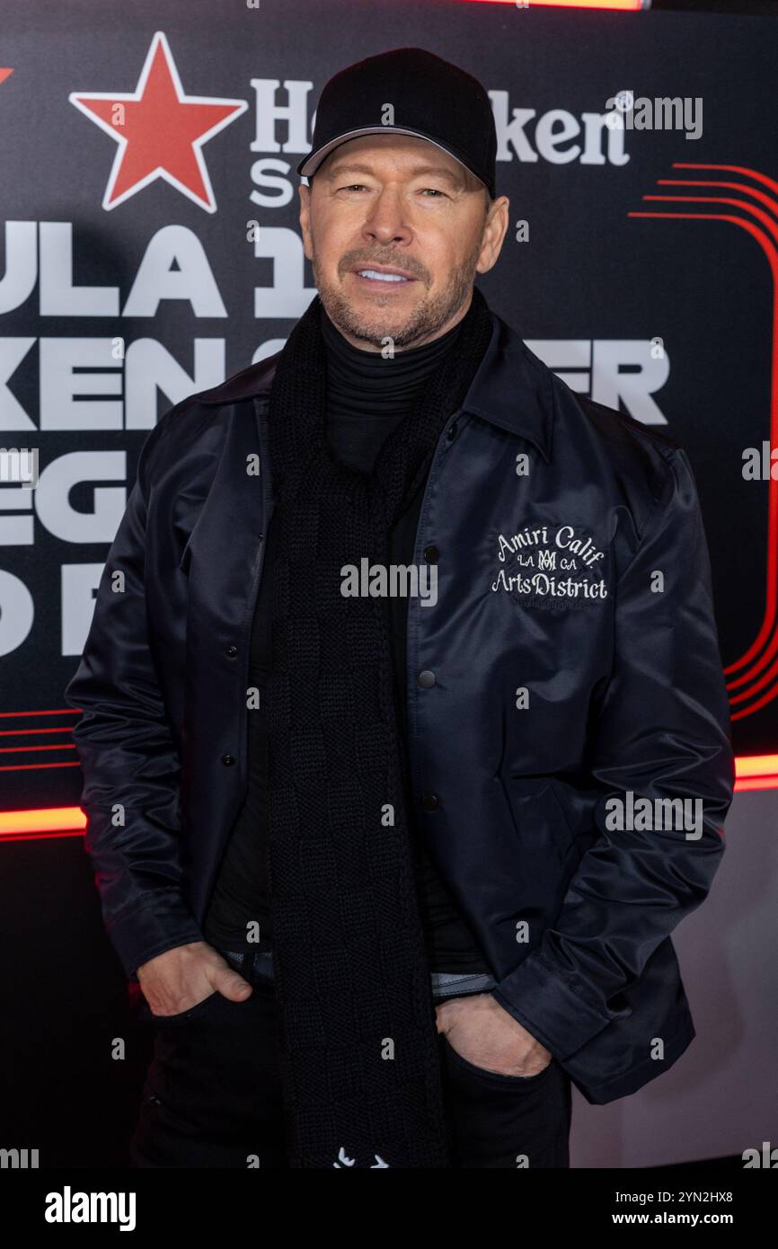 Donnie Wahlberg attends the FORMULA 1 HEINEKEN SILVER LAS VEGAS GRAND ...
