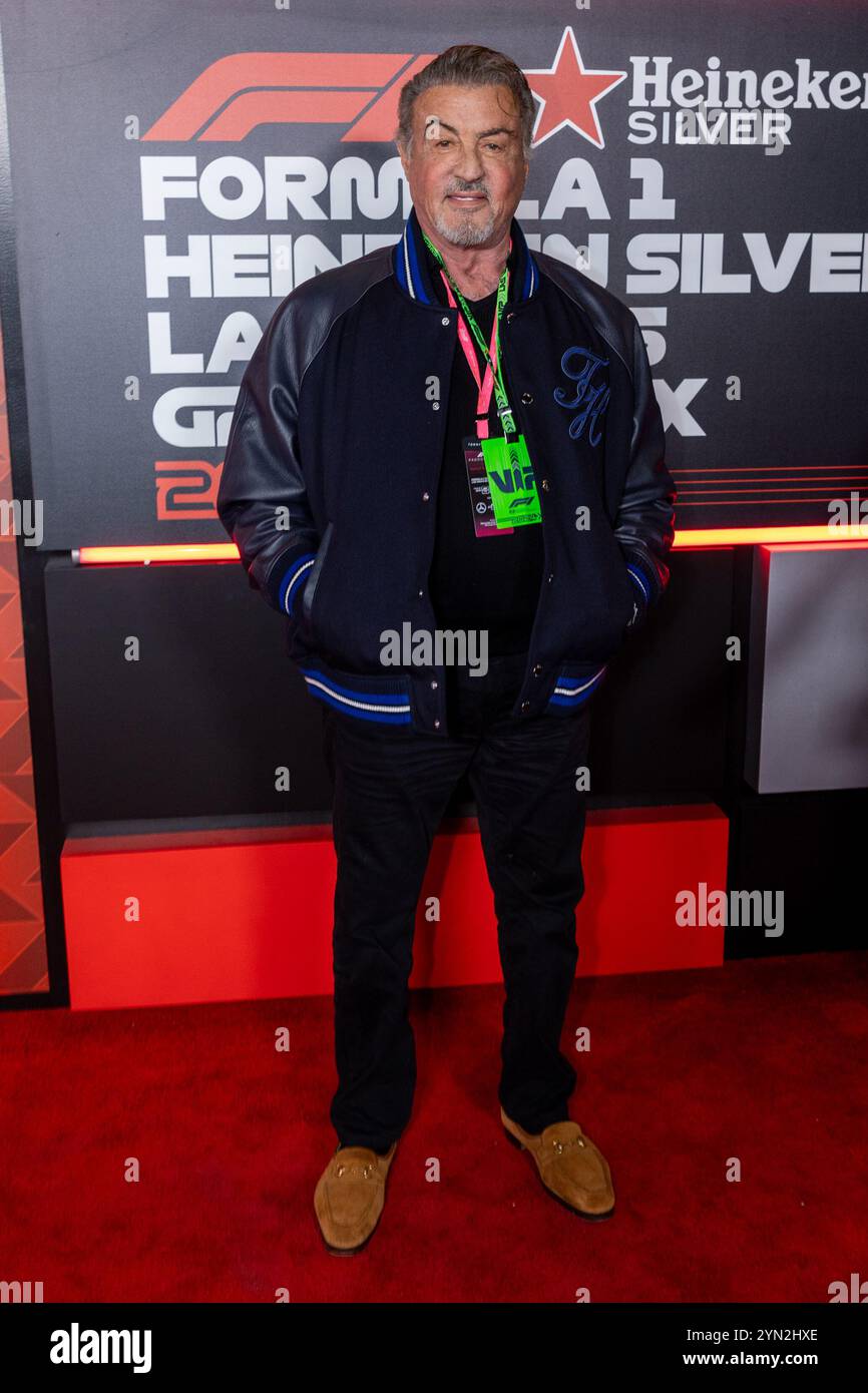 Sylvester Stallone attends the FORMULA 1 HEINEKEN SILVER LAS VEGAS ...