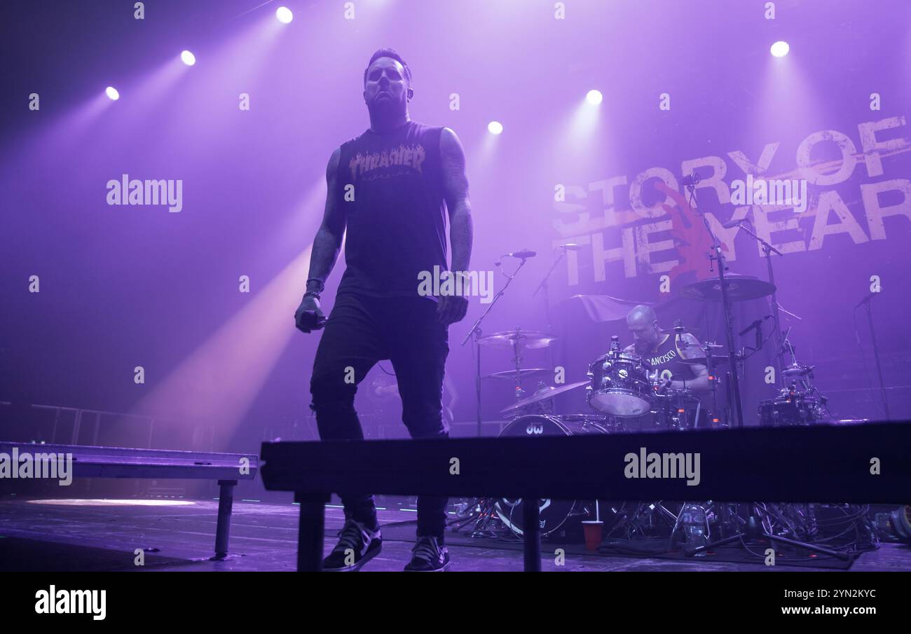 Story of the year live at o2 victoria warehouse manchester uk, 13th ...