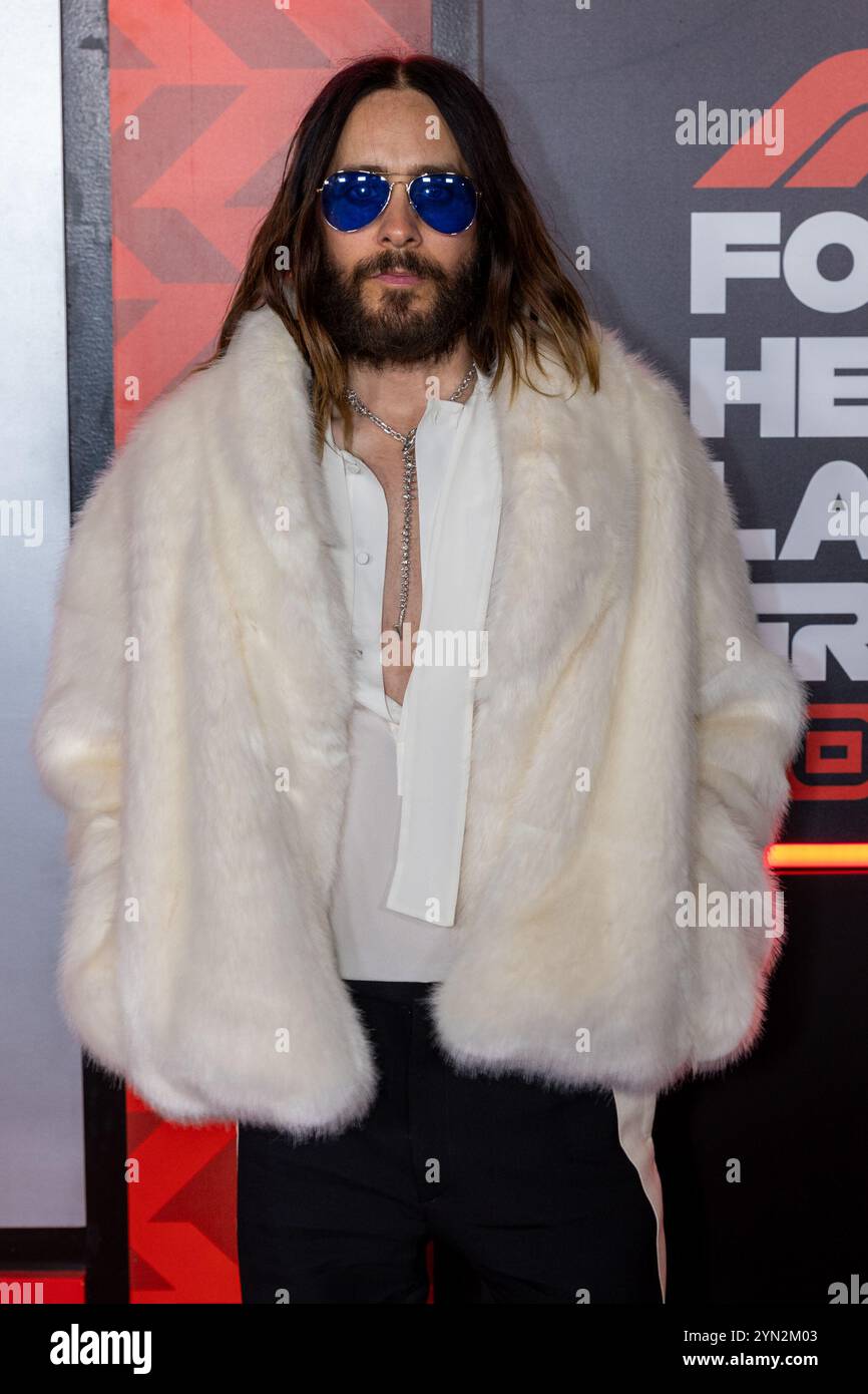 Las Vegas, USA. 23rd Nov, 2024. Jared Leto attends the FORMULA 1 ...