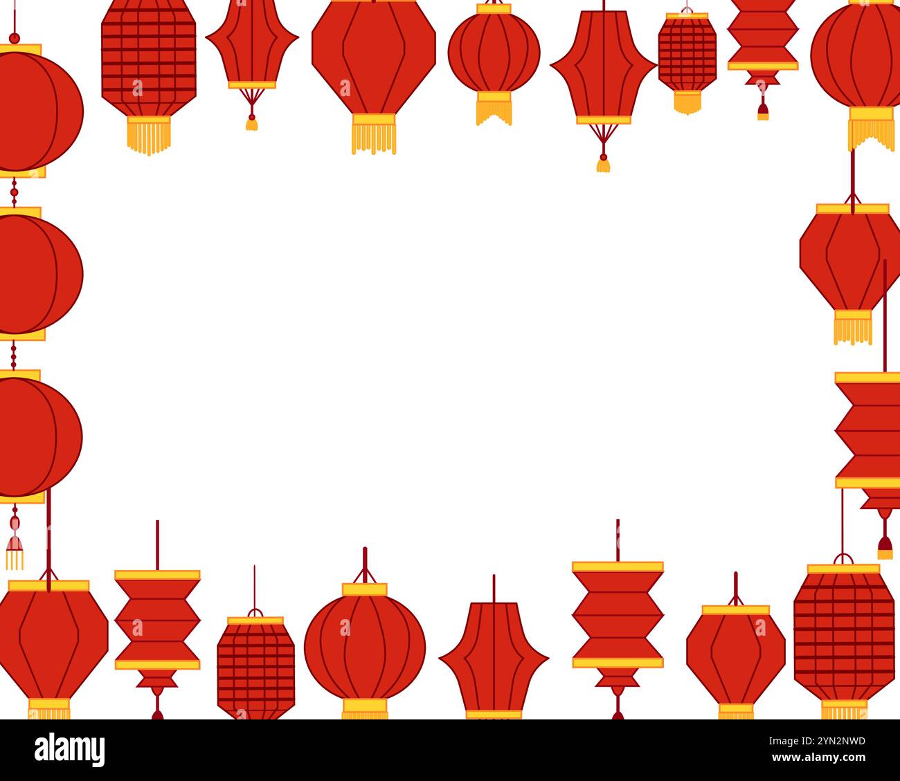 Happy Chinese new year . Chinese new year frame template for show ...