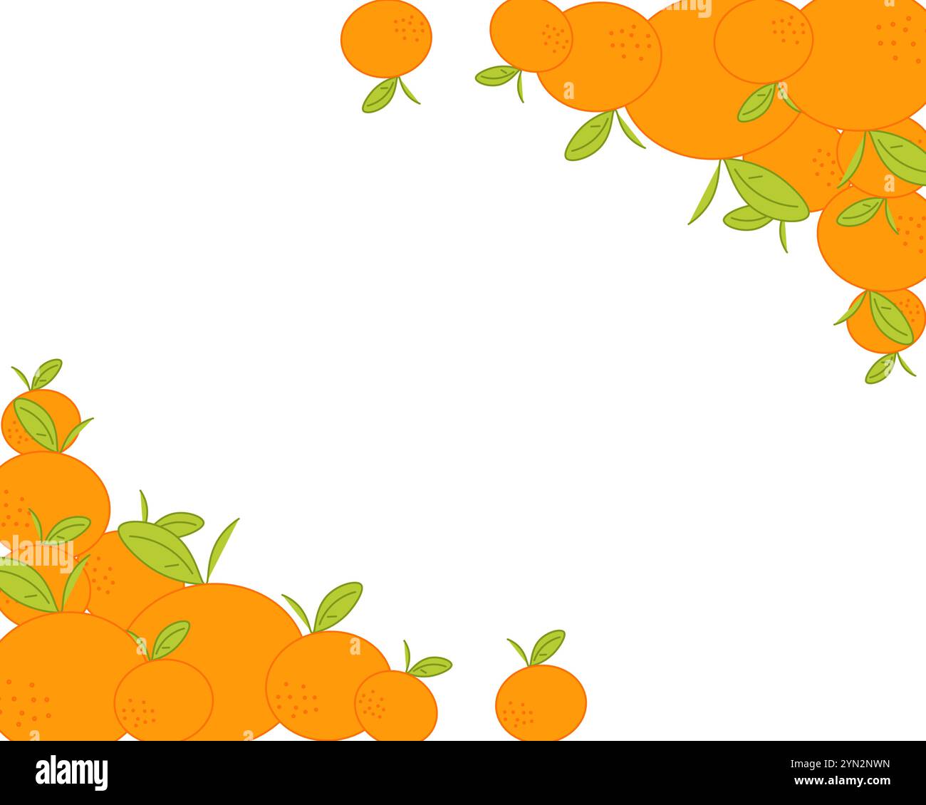 Tangerine botanical Stock Vector Images - Alamy
