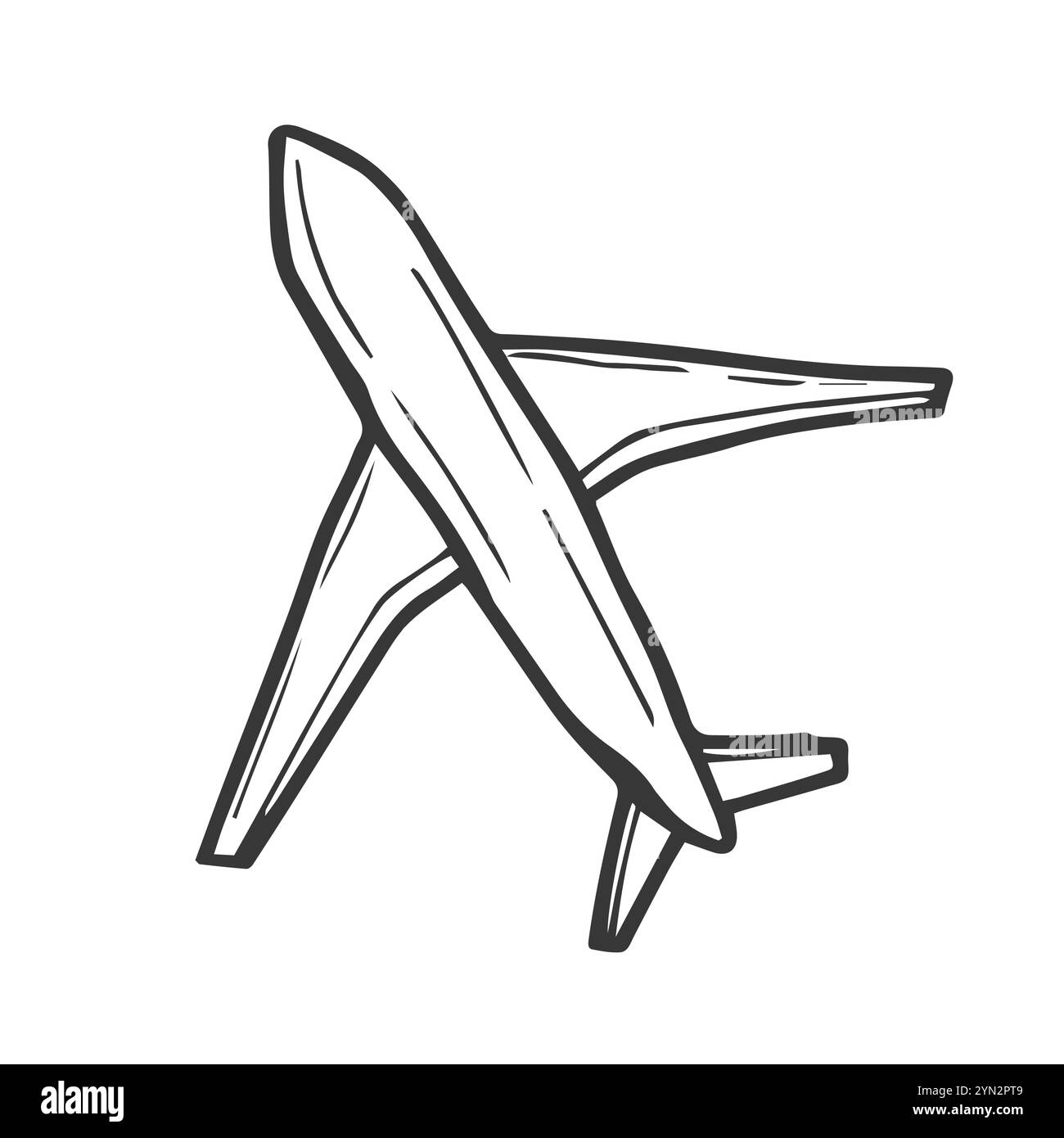 air plane drawing sketch doodle style Stock Vector Image & Art - Alamy