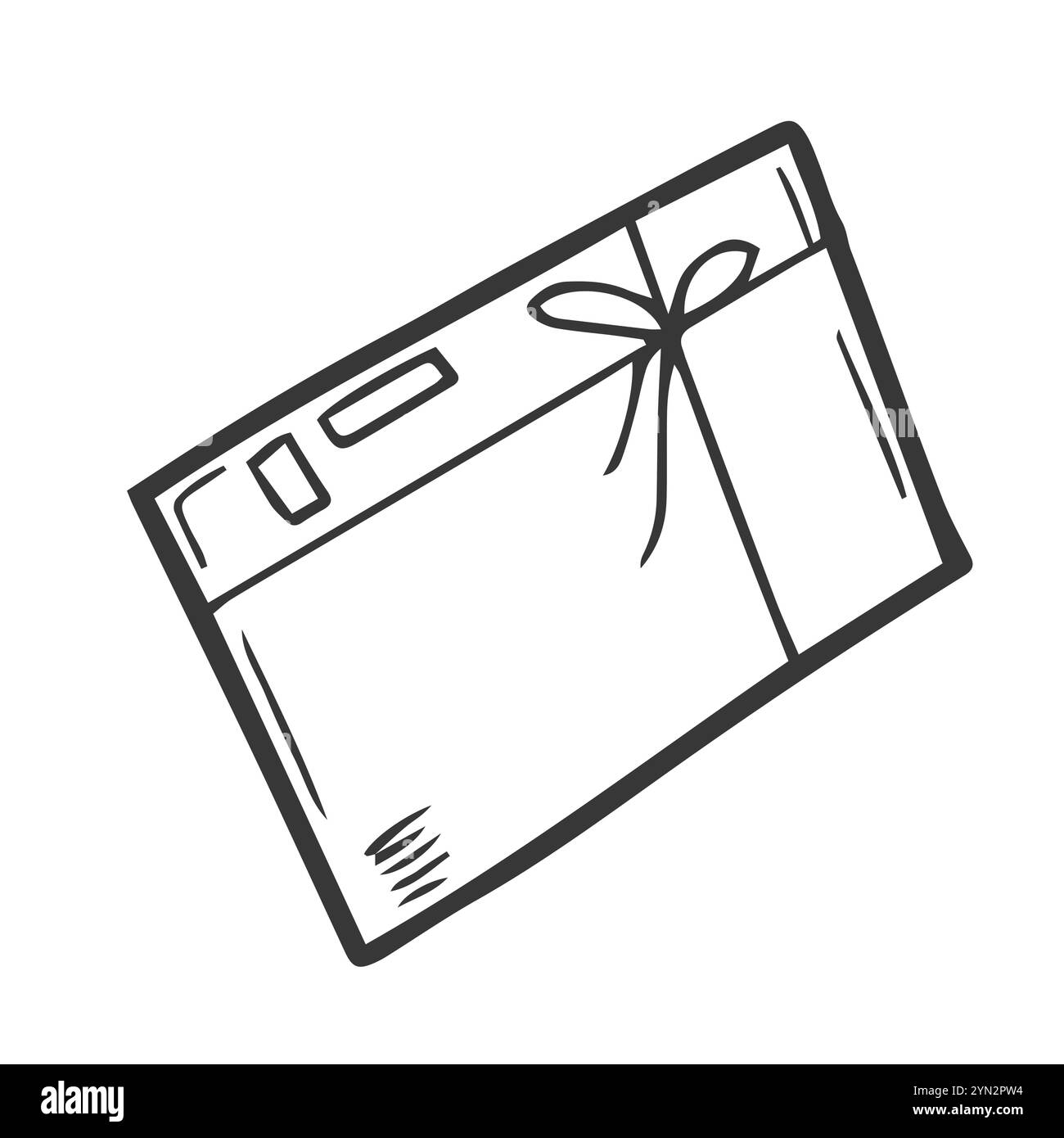 Envelope message card doodle Stock Vector Images - Alamy