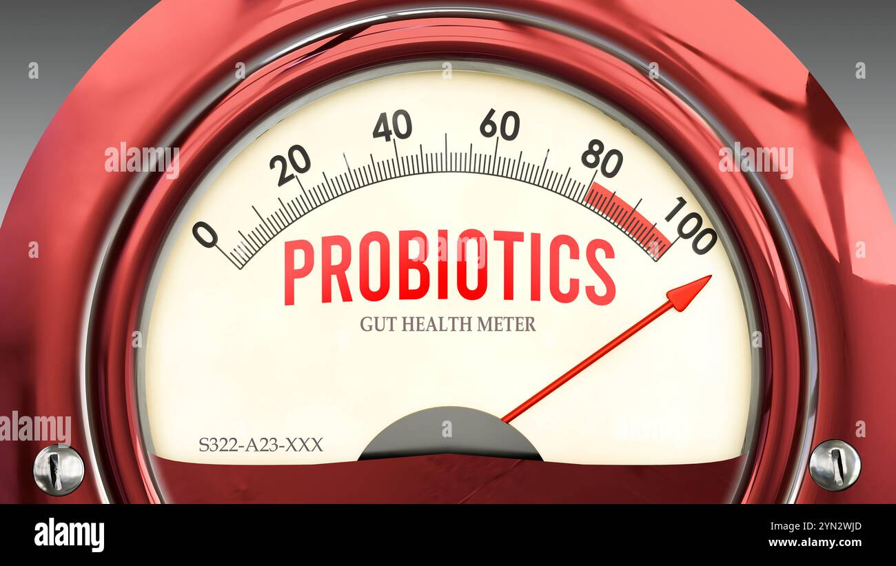 Gut health meter hi-res stock photography and images - Alamy