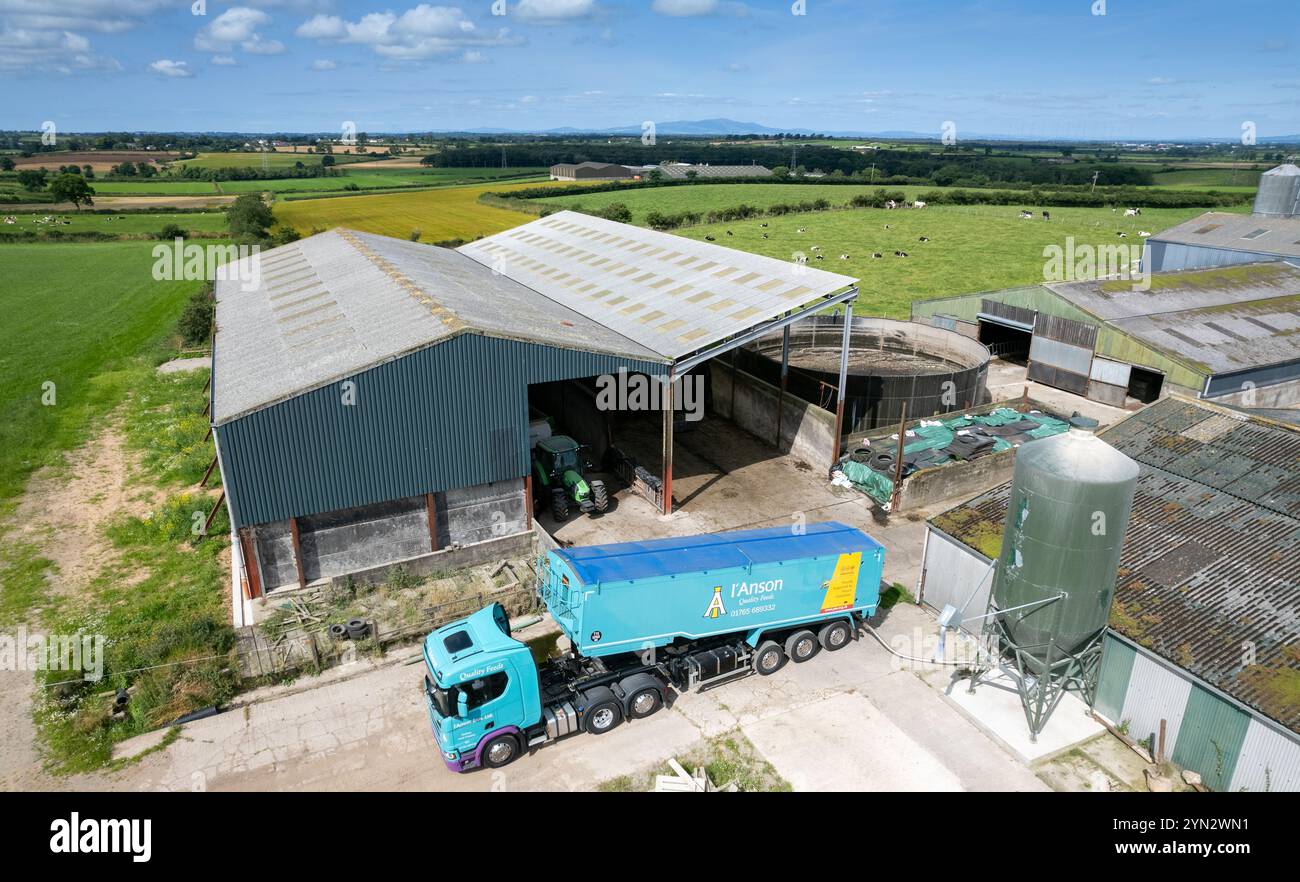 Wagon from the livestock manufacturing firm I'Ansons, based in Masham ...