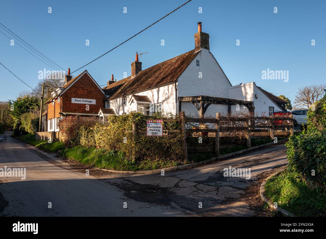 Alciston, November 22nd 2024: The former Rose Cottage pub, now ...