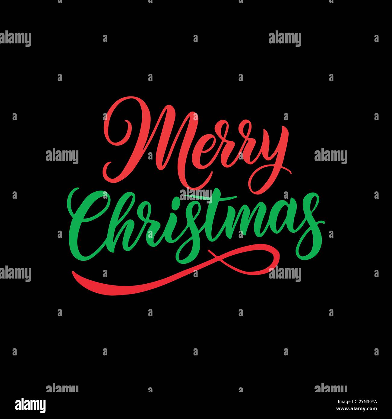 Merry Christmas text. Xmas calligraphic inscription. Merry Christmas vector text Calligraphic ...