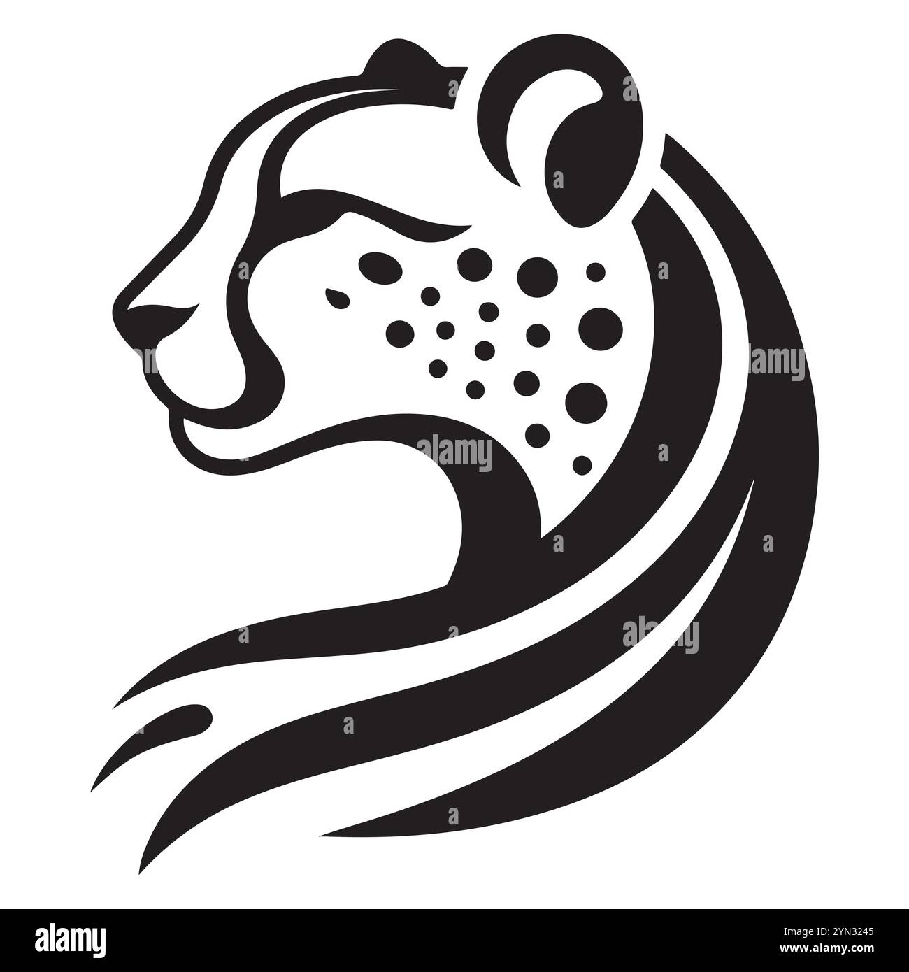 Modern art cheetah hi-res stock photography and images - Alamy