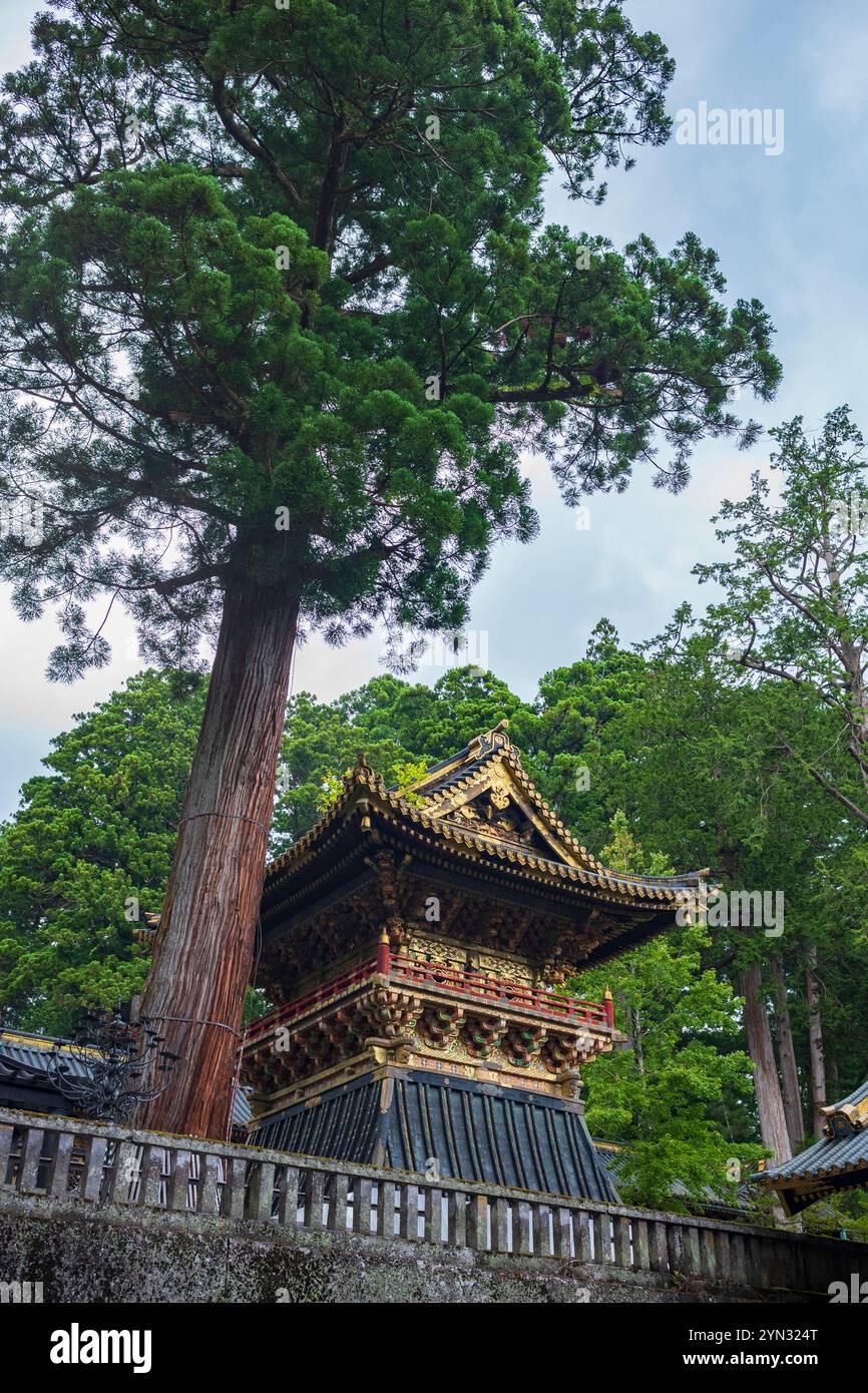 Nikko, Japan, June 16, 2024: The Nikko Toshogu Shrine, is famous for ...