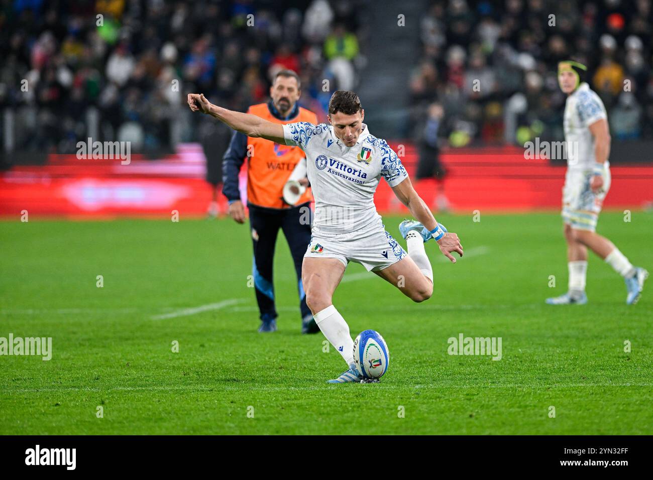 Turin, Italy - November 23: Rugby - Autumn Nations Series 2024 match ...
