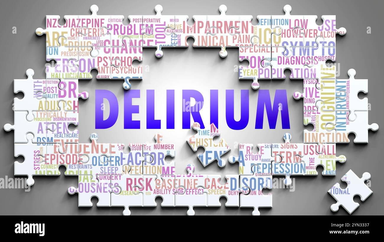 Delirium being a complex subject, related to other important topics ...