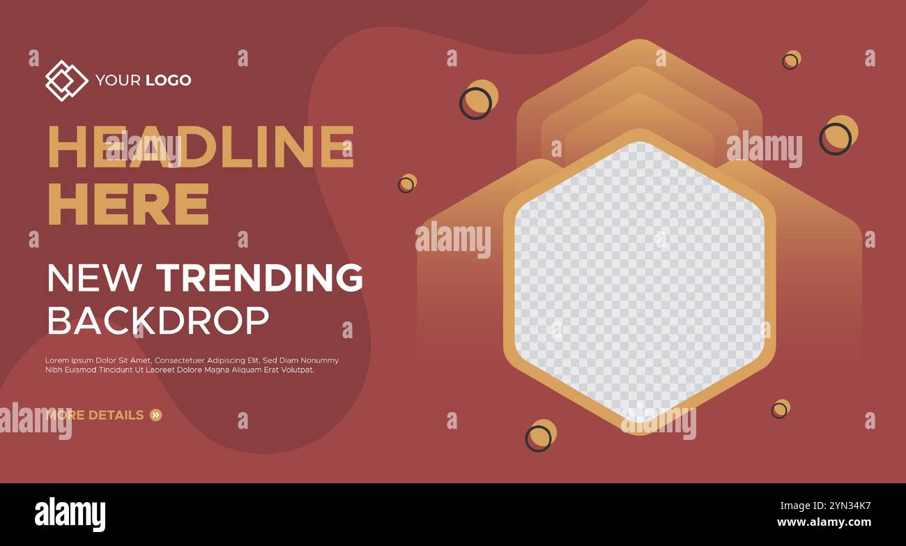 New Trend Business Presentation Slides Background Template. Geometrical ...