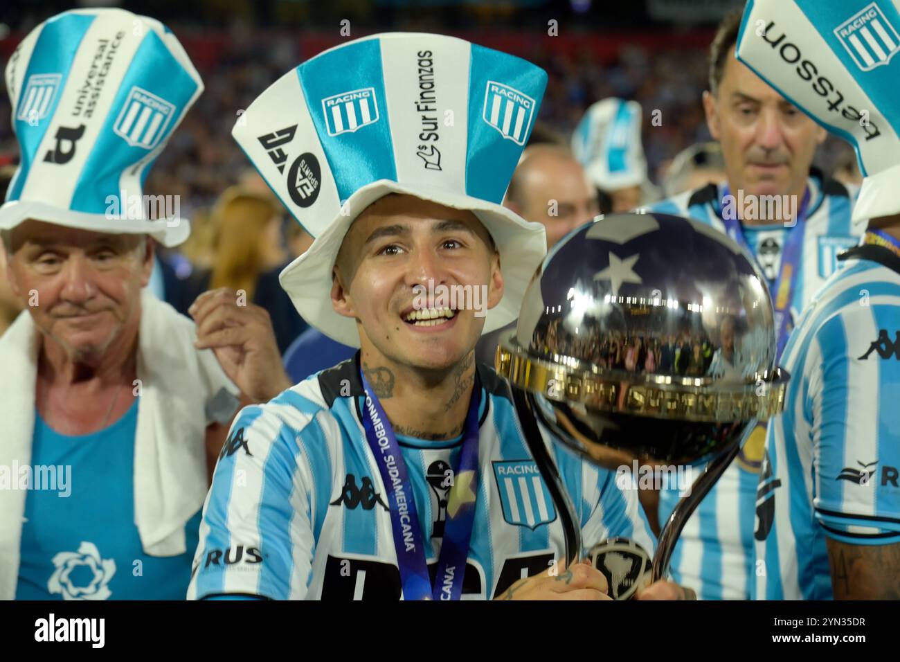 Asuncion, Paraguay. 23rd Nov 2024. Argentina's Racing Club defender ...