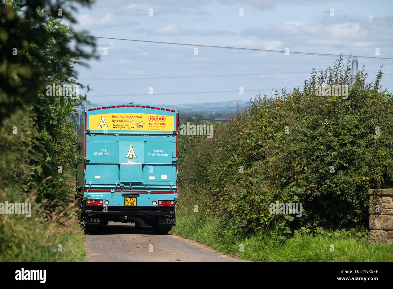 Wagon from the livestock manufacturing firm I'Ansons, based in Masham ...