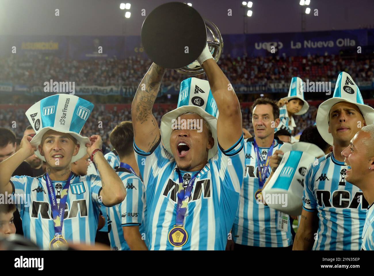 Asuncion, Paraguay. 23rd Nov 2024. Argentina's Racing Club Colombian ...
